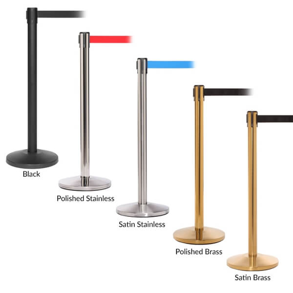 Affodable Retractable Belt Barriers | QueueMaster | Wholesale Pricing