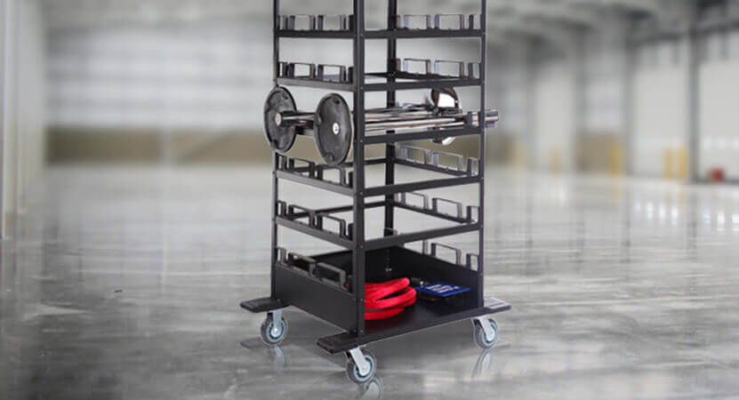 Stanchion Storage Carts | Vertical Stanchion Carts | Wholesale Pricing