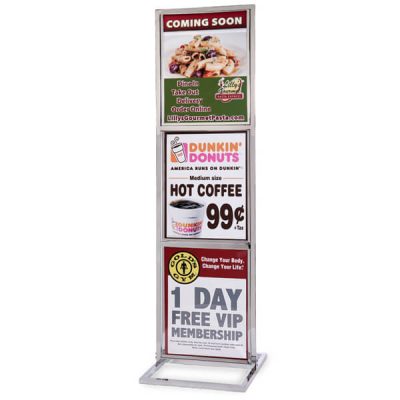 Stanchion Signs | Post Top and Floor Standing Signage | CCC