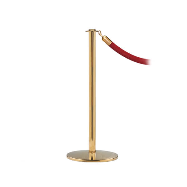Elegance Flat Top Rope Barrier | Rope Stanchion | Wholesale Pricing