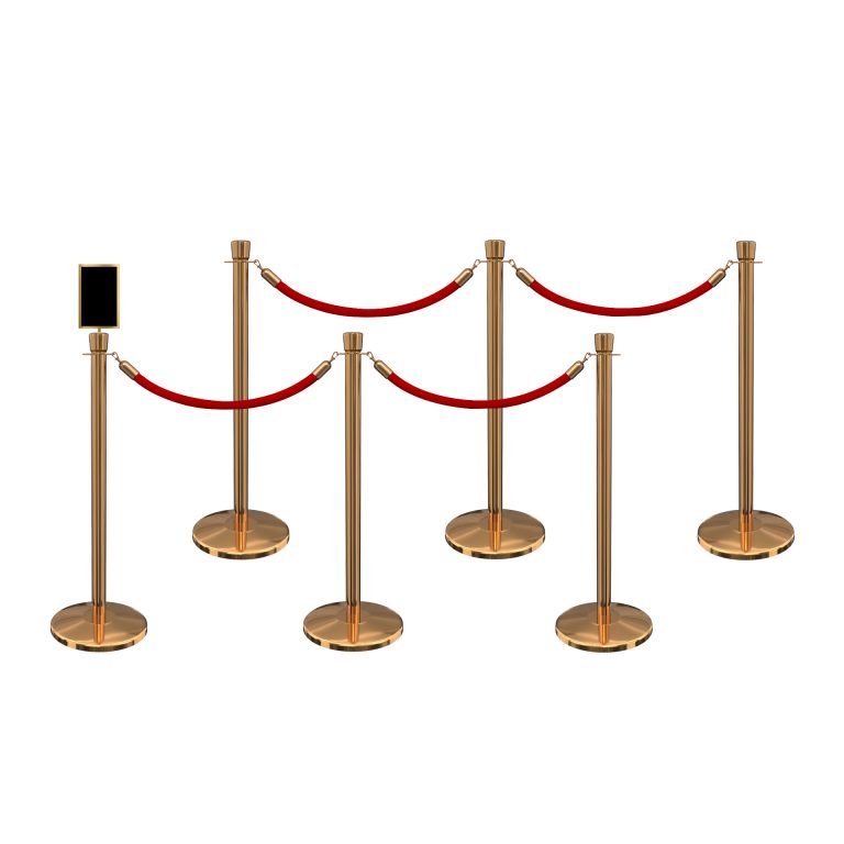 Rope Barriers | Post & Rope Barrier | Crowd Control Company