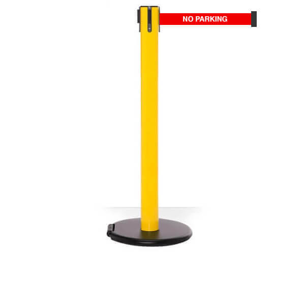 Portable Safety Retractable Belt Barrier - 11ft Belt - Wholesale Pricing