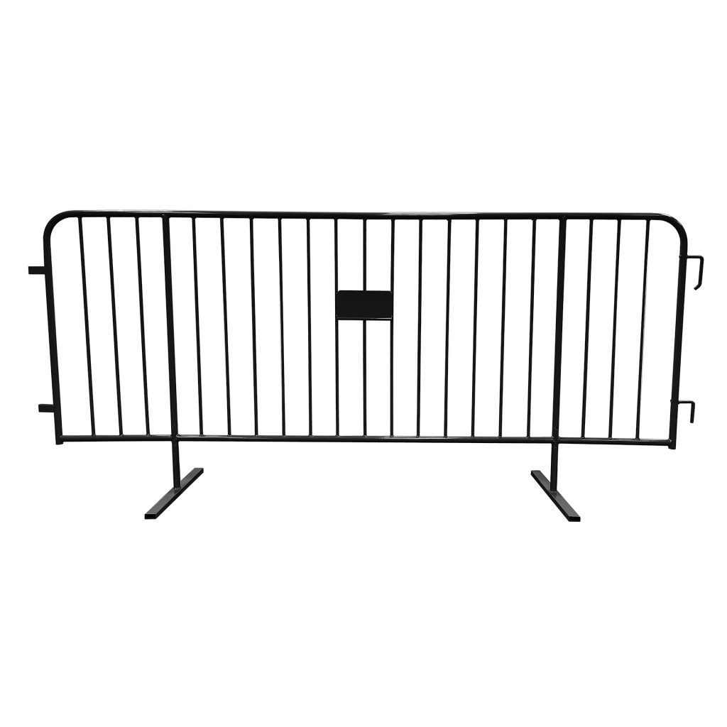 Steel Barricade Plus | Crowd Control Barricades | Powder Coated Black