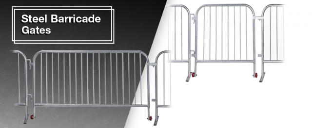 Enhancing Crowd Control with Steel Barricade Gates | Crowd Control Company