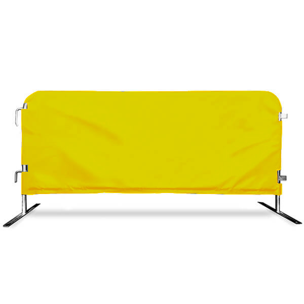 Yellow Barricade Jacket | Crowd Control Barricade Cover