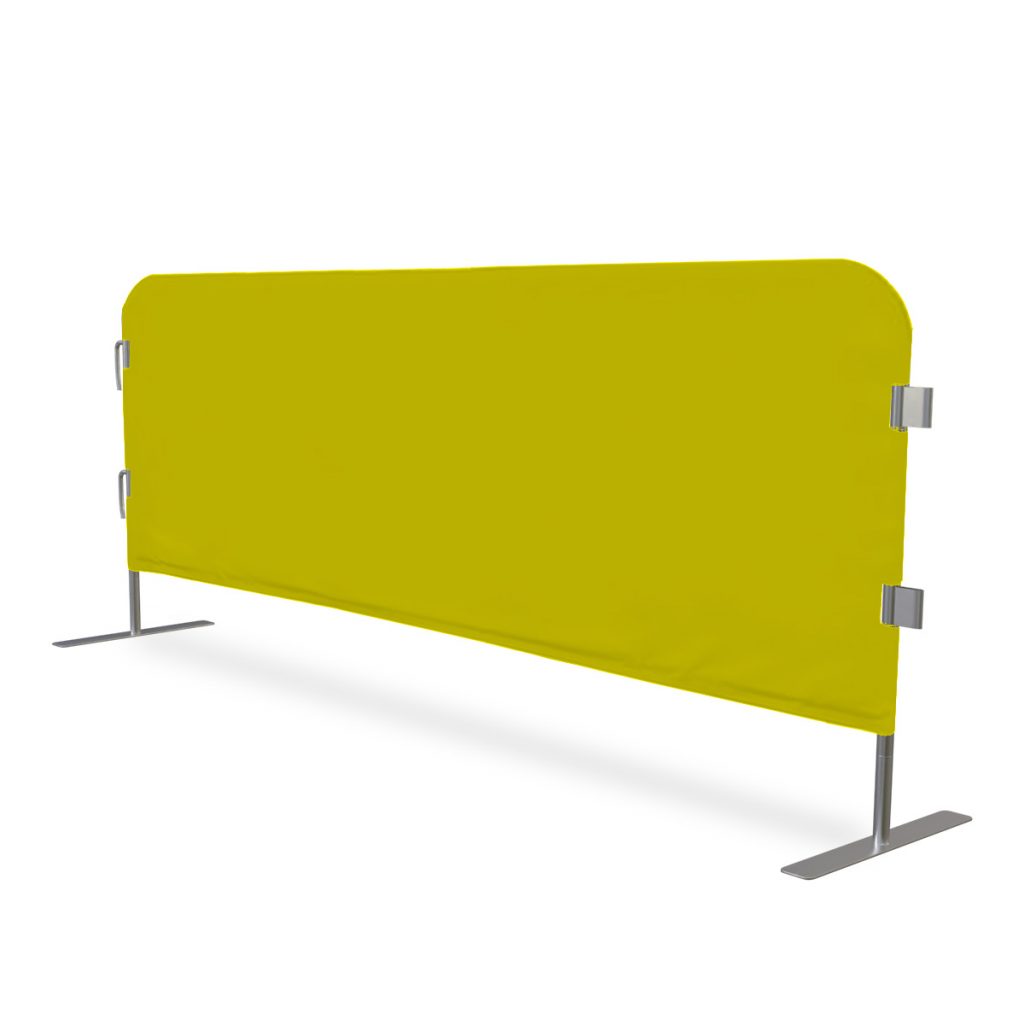 Yellow Barricade Jacket | Crowd Control Barricade Cover