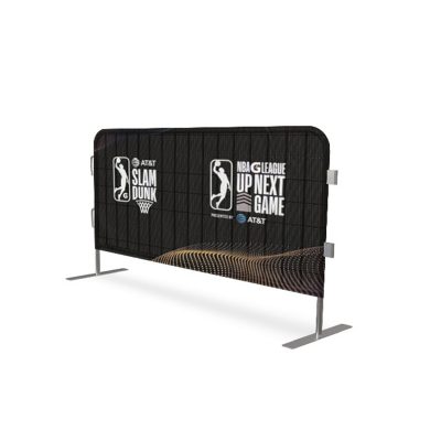 Steel Barricade Covers | Crowd Control Barricade Jackets