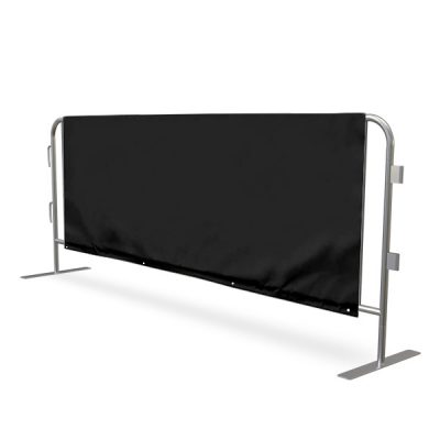 Steel Barricade Covers | Crowd Control Barricade Jackets