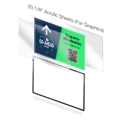 Graphic Insert Queue Panel | Display Panel | Wholesale Pricing