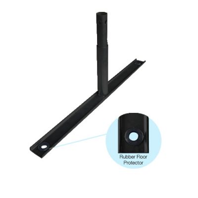 Black Barricade Feet | For Steel Barricades | Crowd Control Company