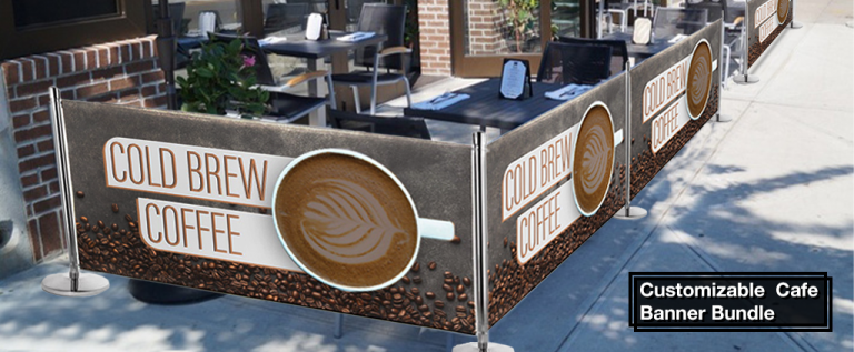 Customizable Cafe Banner Bundle | Crowd Control Company