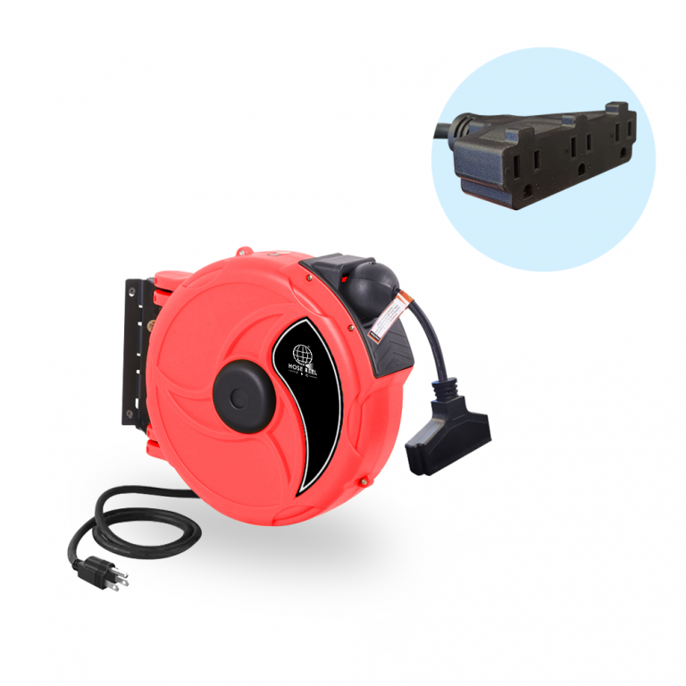 30ft Red Extension Cord Reel | Premium Extension Cord